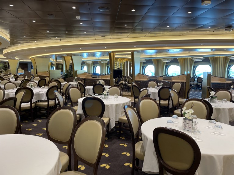 MSC Meraviglia: Main Dining Room Review & Menus – The Happiest Travels ...